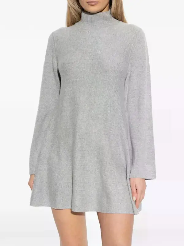 LISA YANG Serina Long-sleeve Mini Dress - Grey