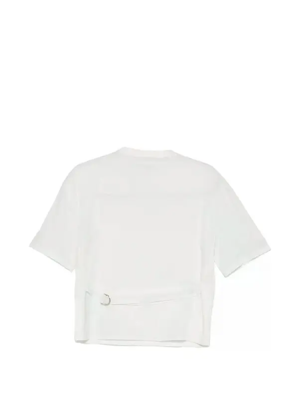 Patrizia Pepe Short Sleeve T-shirt With Back Detail