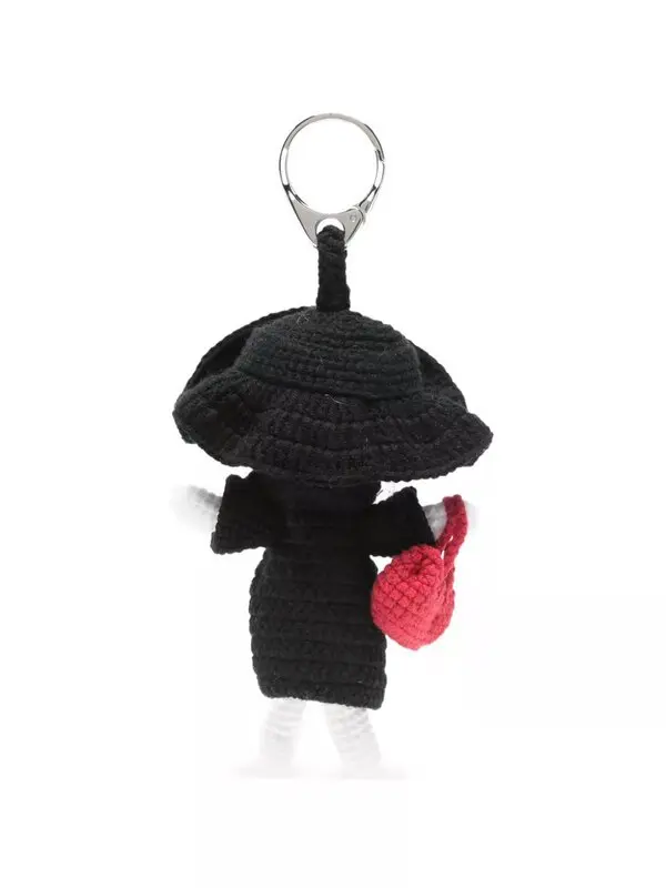 Alexander McQueen The Doll Artie Manta Crochet Charm - Black