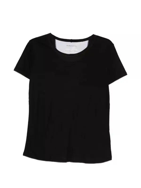 PUROTATTO Crewneck T-shirt - Black