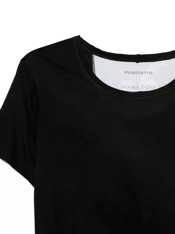 PUROTATTO Crewneck T-shirt - Black