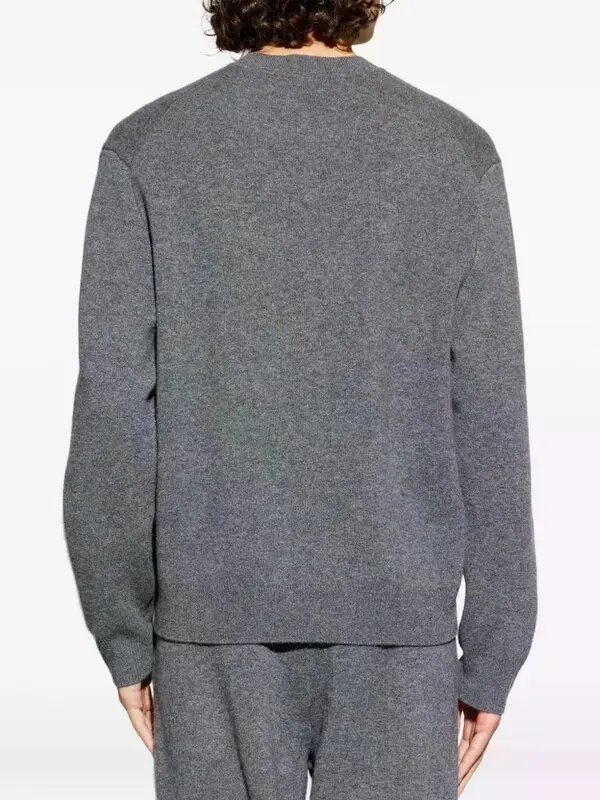 LISA YANG Edmond Ribbed Crew Neck Long Sleeve Pullover