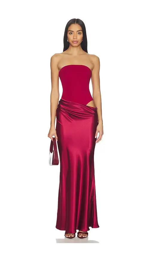 ALL THE WAYS Carrie Maxi Dress - Red