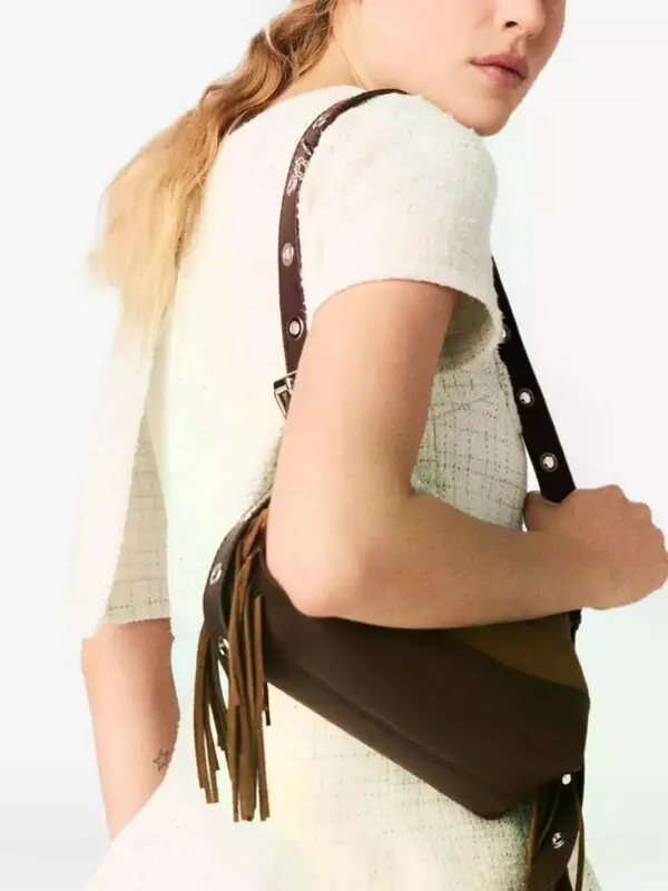 Maje Tweed-effect Shirt