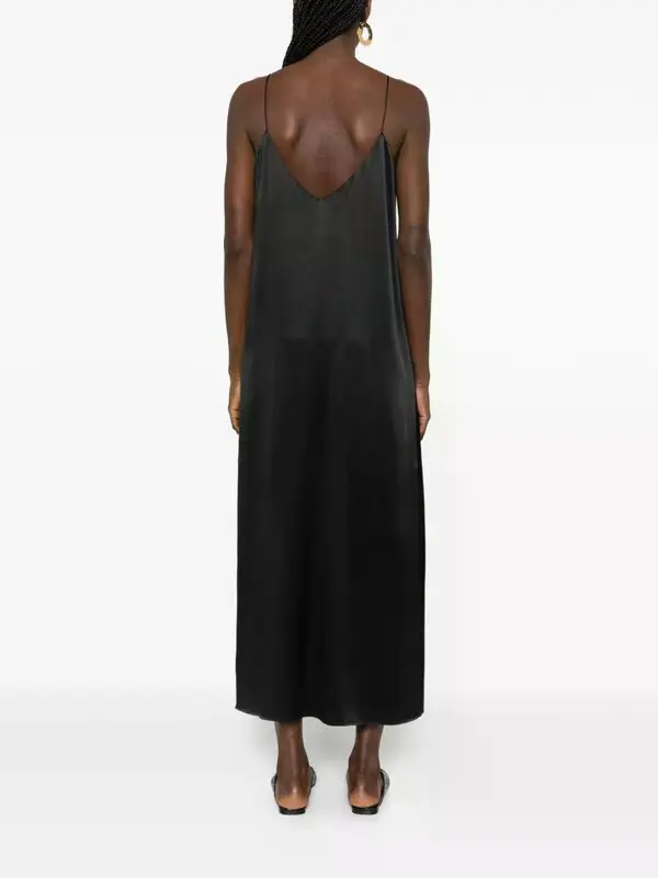 LISA YANG V-neck Slip Midi Dress