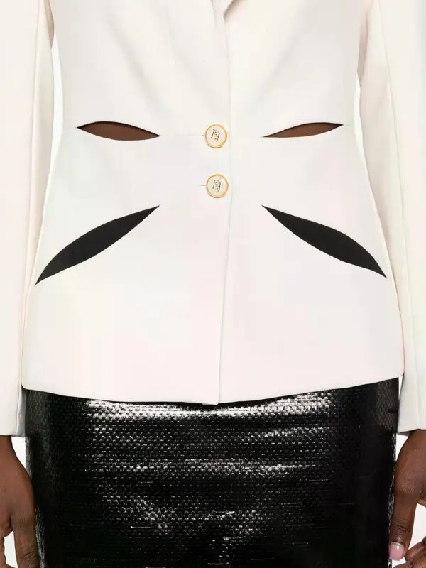 Elisabetta Franchi Cut-out Crêpe Jacket