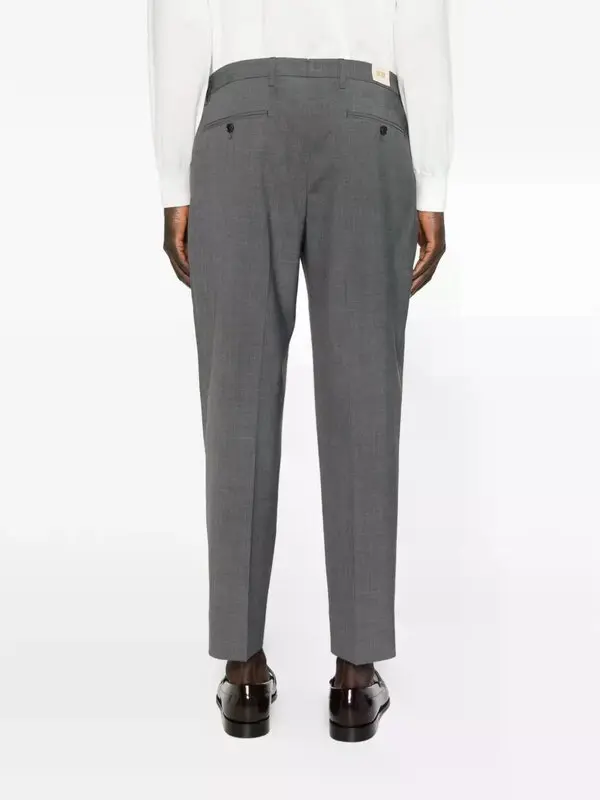 BRIGLIA 1949 Portobellos Pleated Trousers - Grey