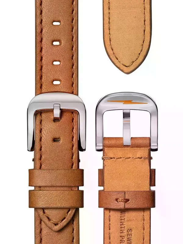 Shinola Canfield 38mm Watch With Dial And Leather Strap