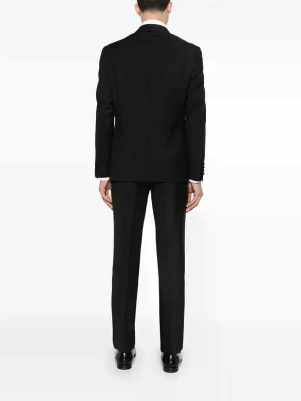 Canali Satin-trim Suit