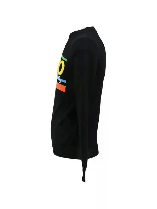 Kenzo Logo-intarsia Crew Neck Sweater