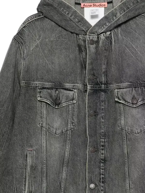 Acne Studios Hooded Denim Jacket