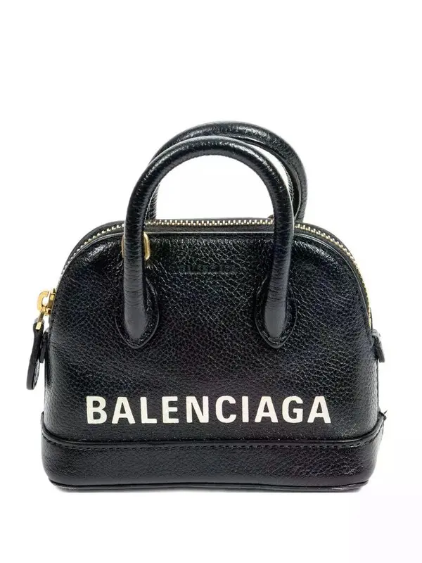 Balenciaga Ville Logo-print Mini Tote Bag