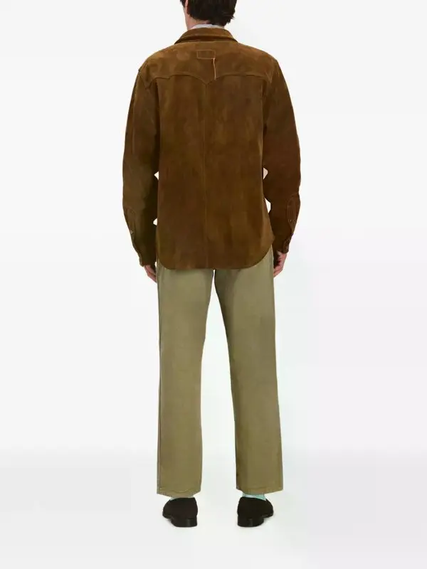 FORTELA Ranch Flap-pocket Leather Jacket