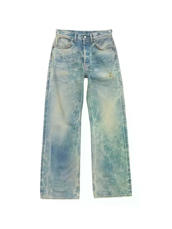 Acne Studios Patch Denim Wide-leg Jeans