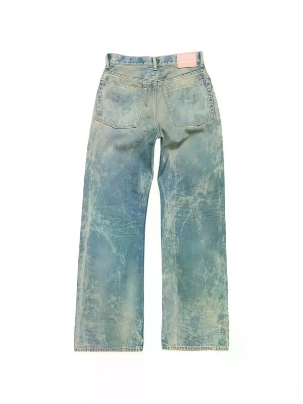 Acne Studios Patch Denim Wide-leg Jeans
