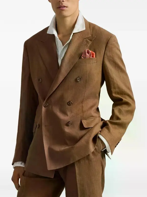 Polo Ralph Lauren Double-breasted Blazer - Brown