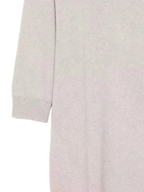 Gant Crew-neck Midi Dress - Grey