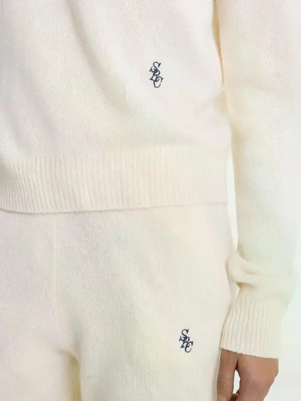 Sporty & Rich Logo Trousers - Neutrals