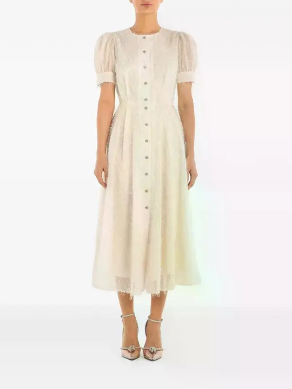 POST MERIDIEM Buttoned Midi Dress