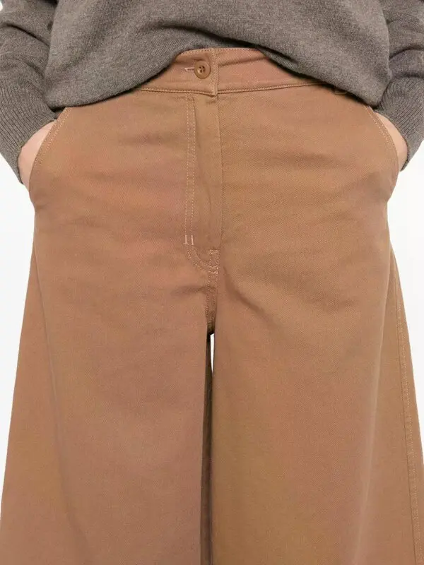 Max Mara Leather Culottes
