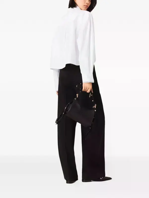 Maje Pleated Palazzo Trousers