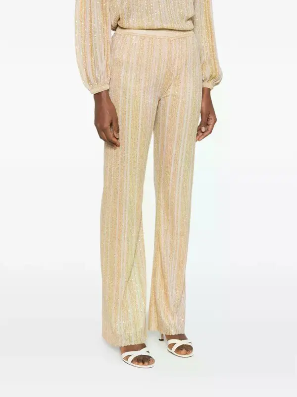 Missoni Sequin-embellished Trousers - Neutrals