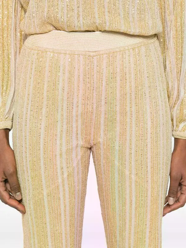 Missoni Sequin-embellished Trousers - Neutrals