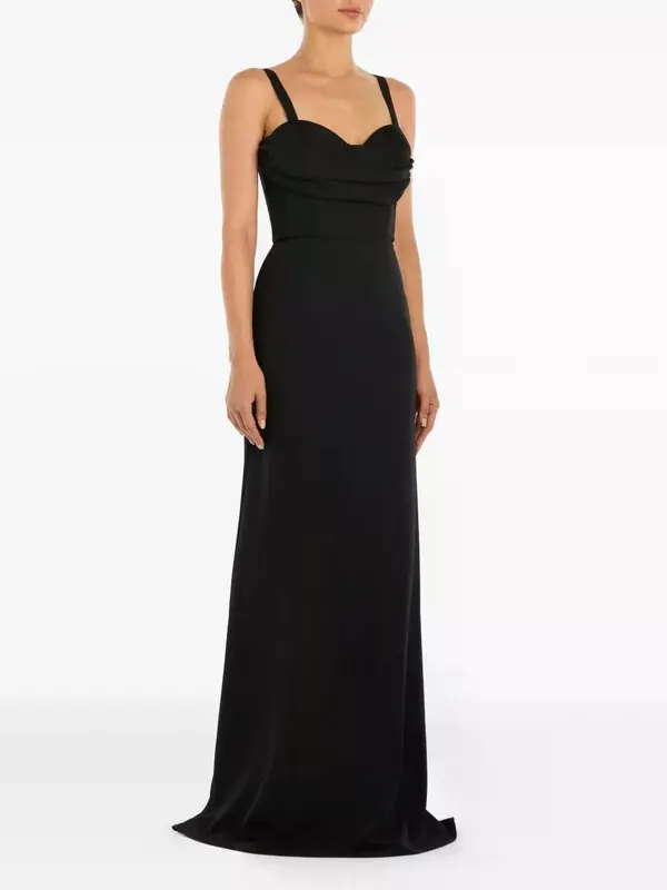 POST MERIDIEM Gathered Detail Maxi Dress