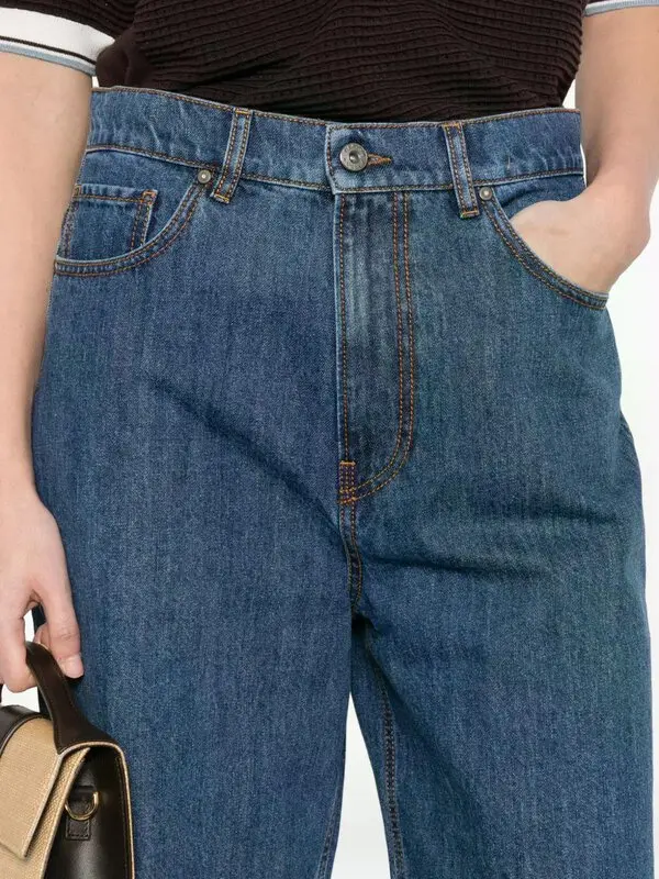 P.a.r.o.s.h Baggy Five-pocket Bermuda Shorts - Blue