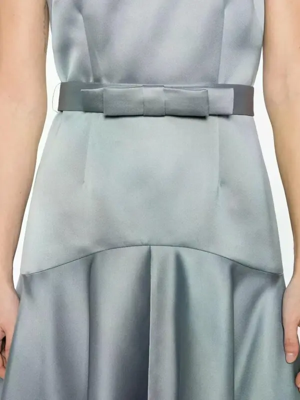 P.a.r.o.s.h Square-neck Midi Dress
