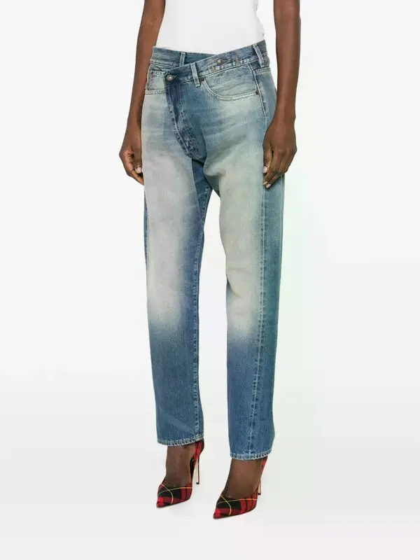 R13 Cross Front Denim Jeans