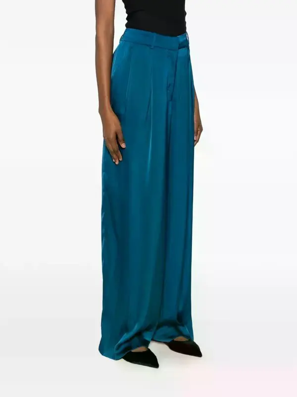 Michael Kors Pleated Wide Leg Trousers