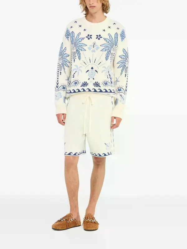 Alanui Echoes Of The Island Shorts - Neutrals