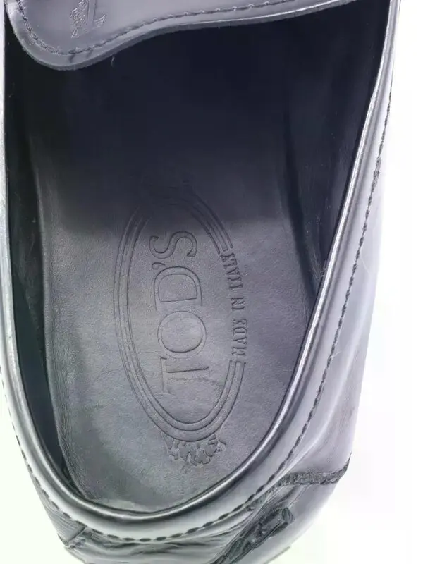 TOD'S Penny-strap Leather Loafers