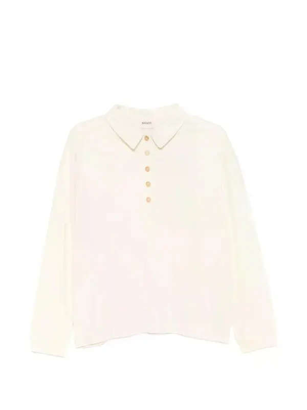 Khaite Faithful Polo Top