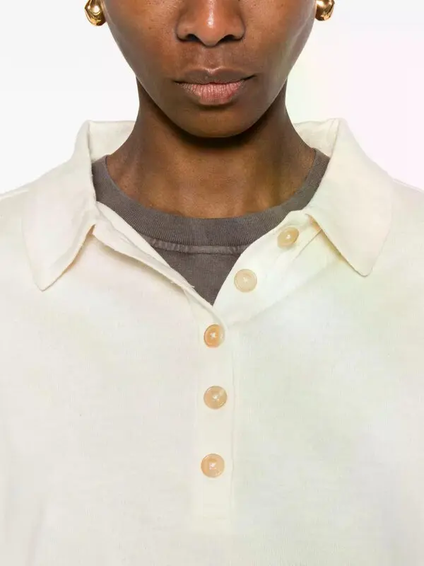 Khaite Faithful Polo Top