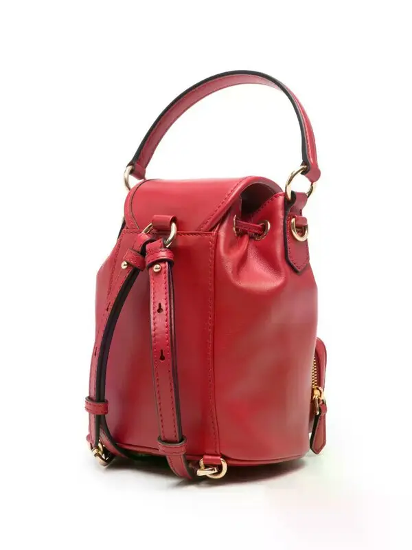Miu Miu Mini Leather Logo Backpack