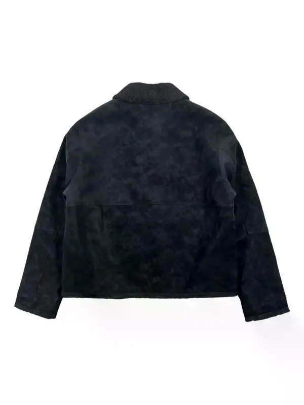 REPRESENT Shearling-collar Zip-front Jacket