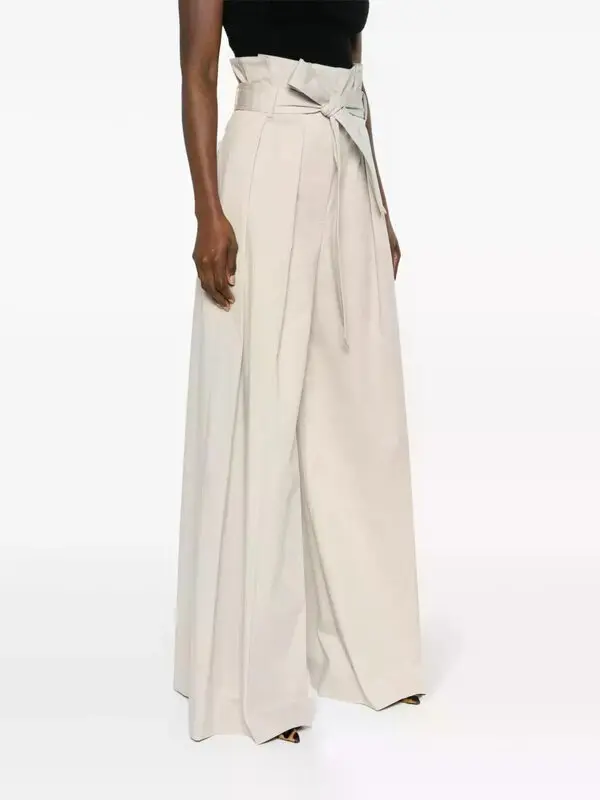 Moschino Belted Wide-leg Trousers