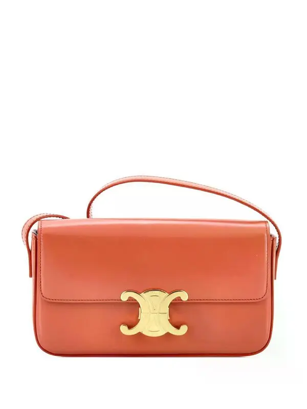 Celine Triomphe East-west Shoulder Bag - Brown