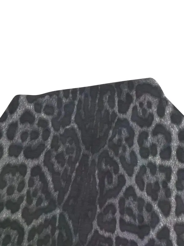 Saint Laurent Sleeveless Leopard Print Blouse