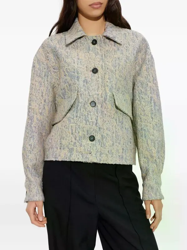 IRO PARIS Textured Flap-pocket Jacket