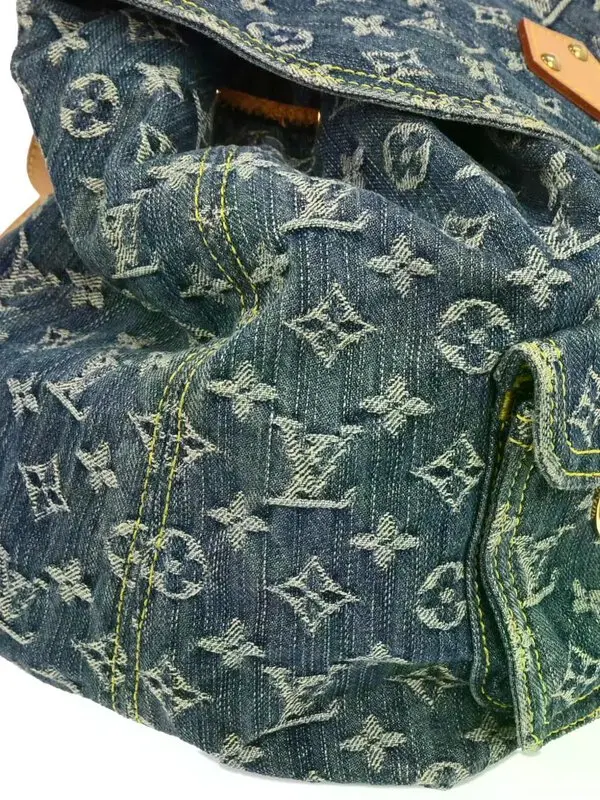 LOUIS VUITTON 2006 Sac A Dos Gm Monogram Denim Backpack