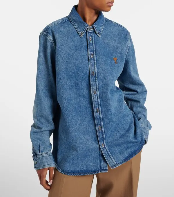 AMI Paris De Cour Denim Shirt
