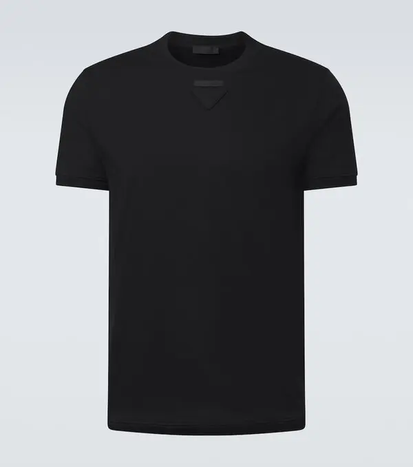 Prada Cotton Jersey T-shirt - Black