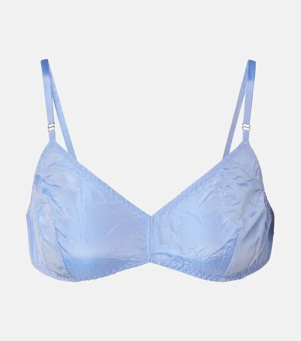 Prada Silk Bra - Blue