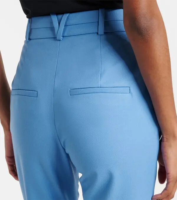 Veronica Beard Melvin Twill Flared Trousers