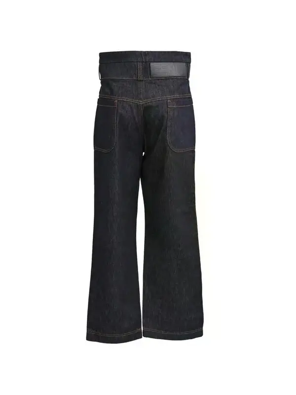 Fendi High-rise Straight-leg Jeans