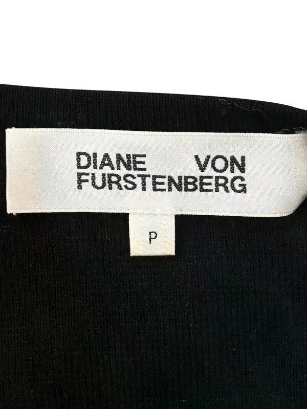 Diane Von Furstenberg Wool Cut-out Detail Long Sleeve Sweater