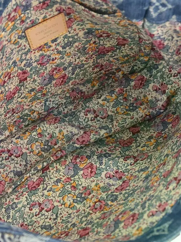 LOUIS VUITTON Monogram Patchwork Tote Bag - Blue